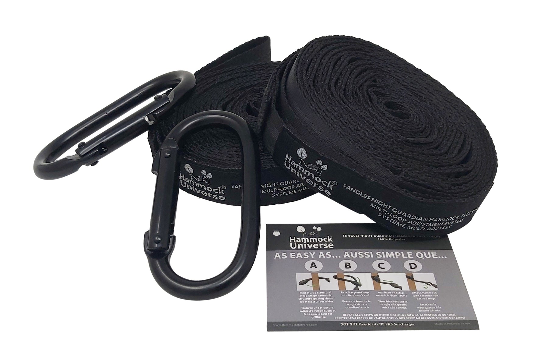 Hammock Straps (2-Pack) | Hammock Universe Canada - Multi-loops System